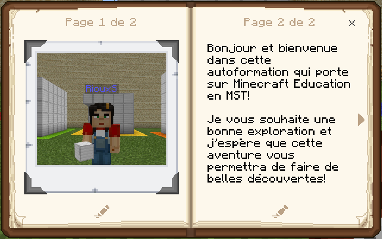 Cours : Minecraft Education en MST | Campus RÉCIT